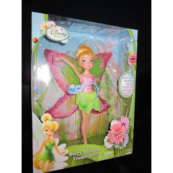 Disney | Other | Disney Berry Blossom Tinker Bell Lights Up Nib | Poshmark